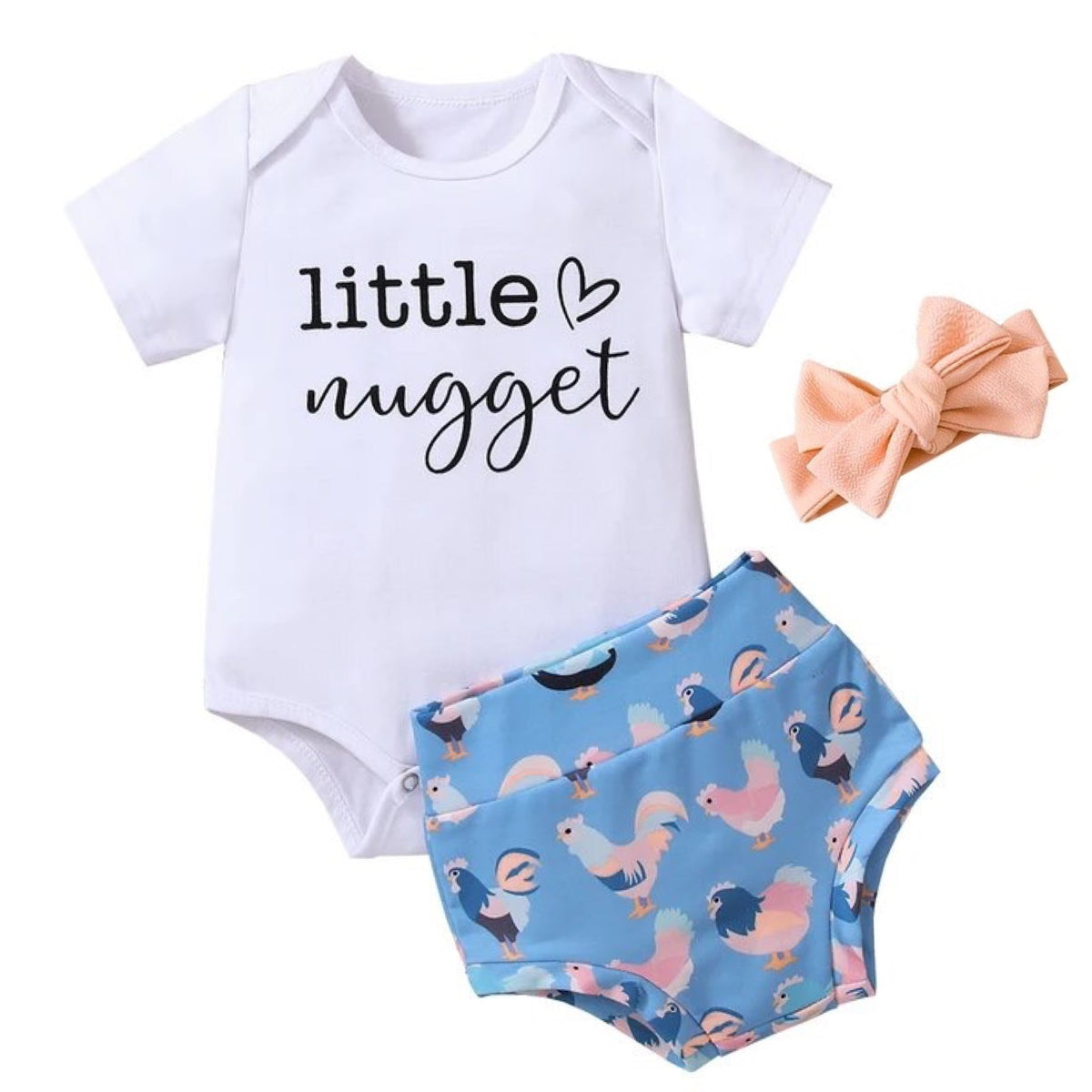 Little Nugget Set | Baby Girl Summer Set | Little Eedie – Little Eedie