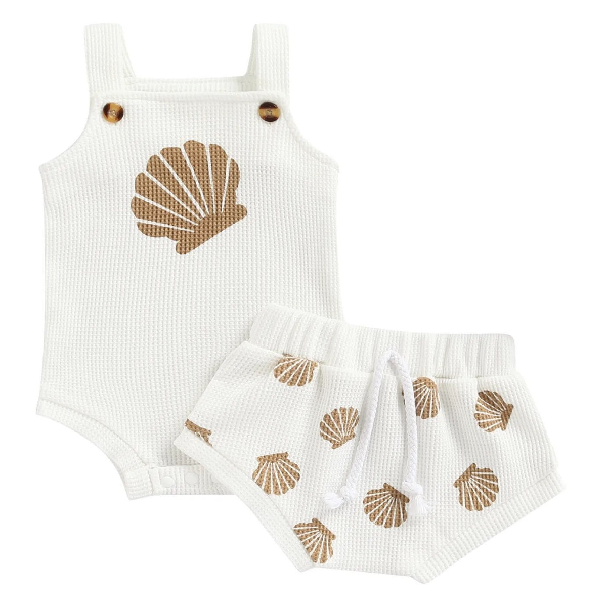 Seashell Set White – Little Eedie