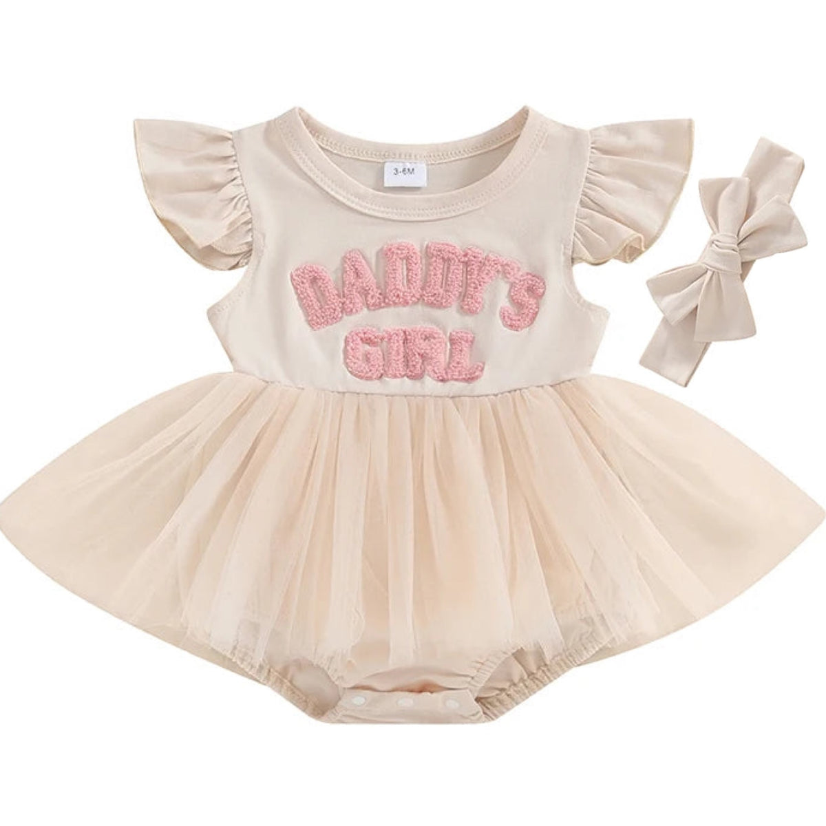 Daddy's Girl Tutu Cream – Little Eedie