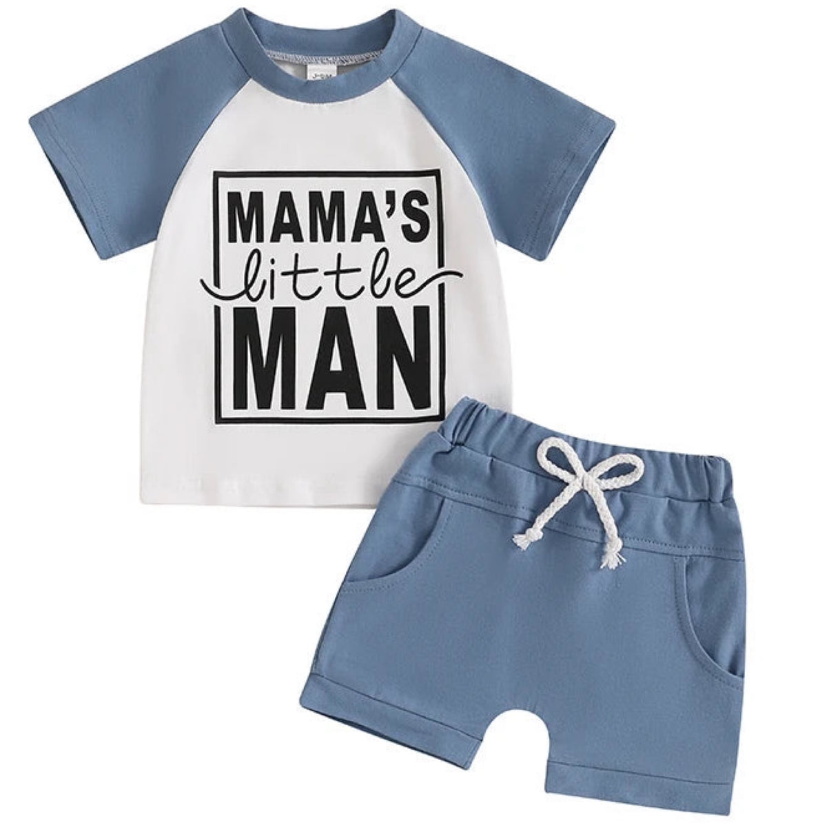Mama's Little Man Set Blue – Little Eedie
